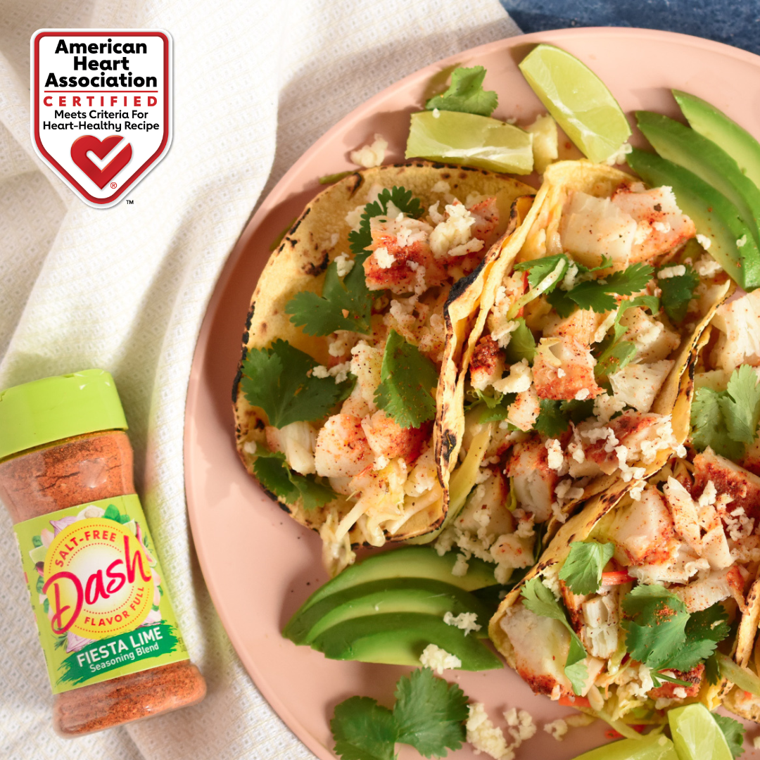 Fiesta Lime Fish Tacos - Dash Salt-Free Products